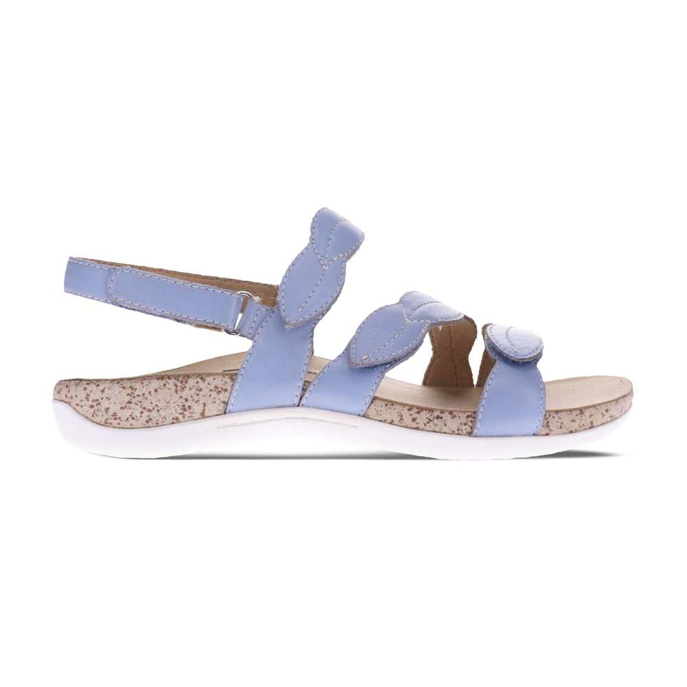 Able Adjustable Sandal - Light Blue – Comfort Co Shoes Australia