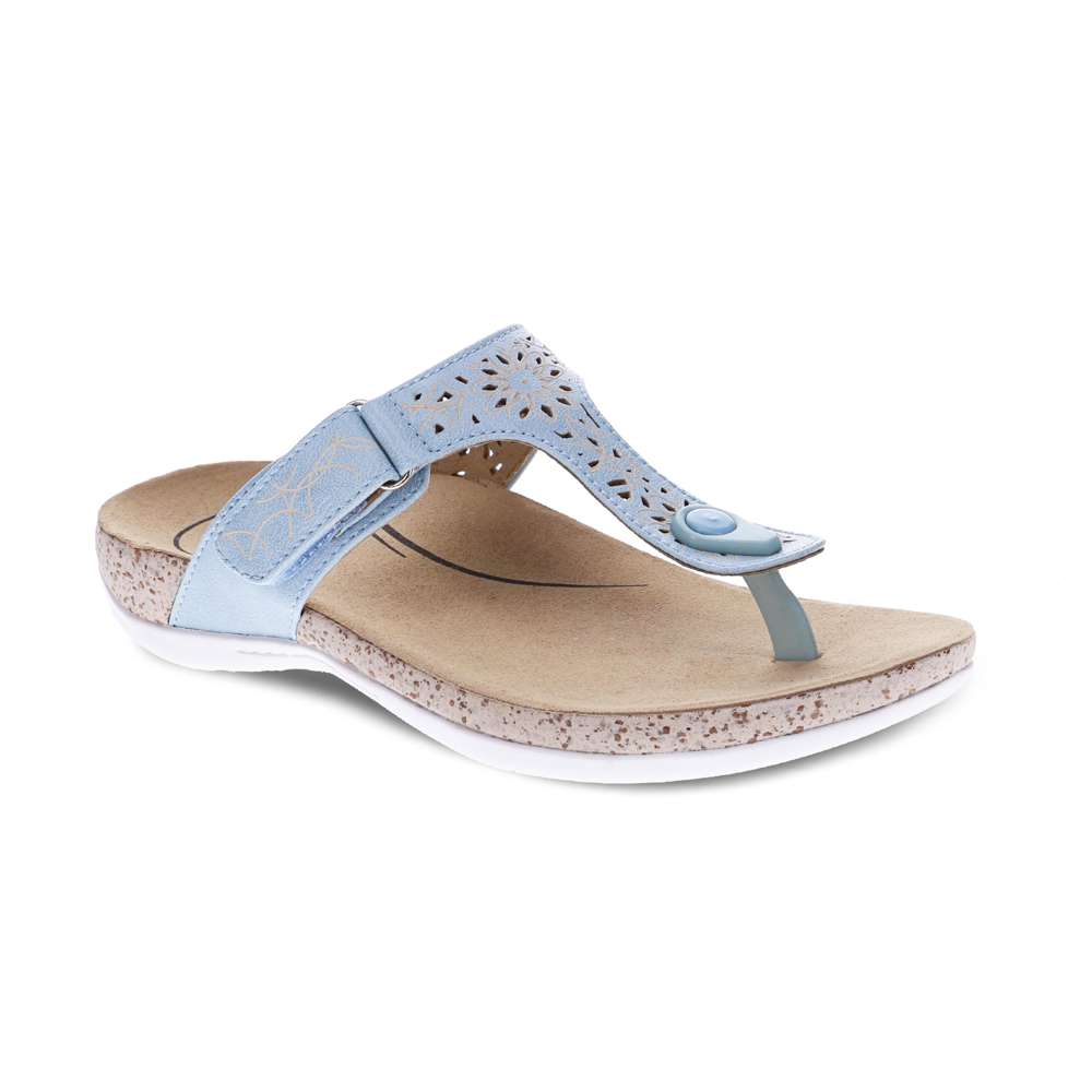 Amaya Sandal - Light Blue – Comfort Co Shoes Australia