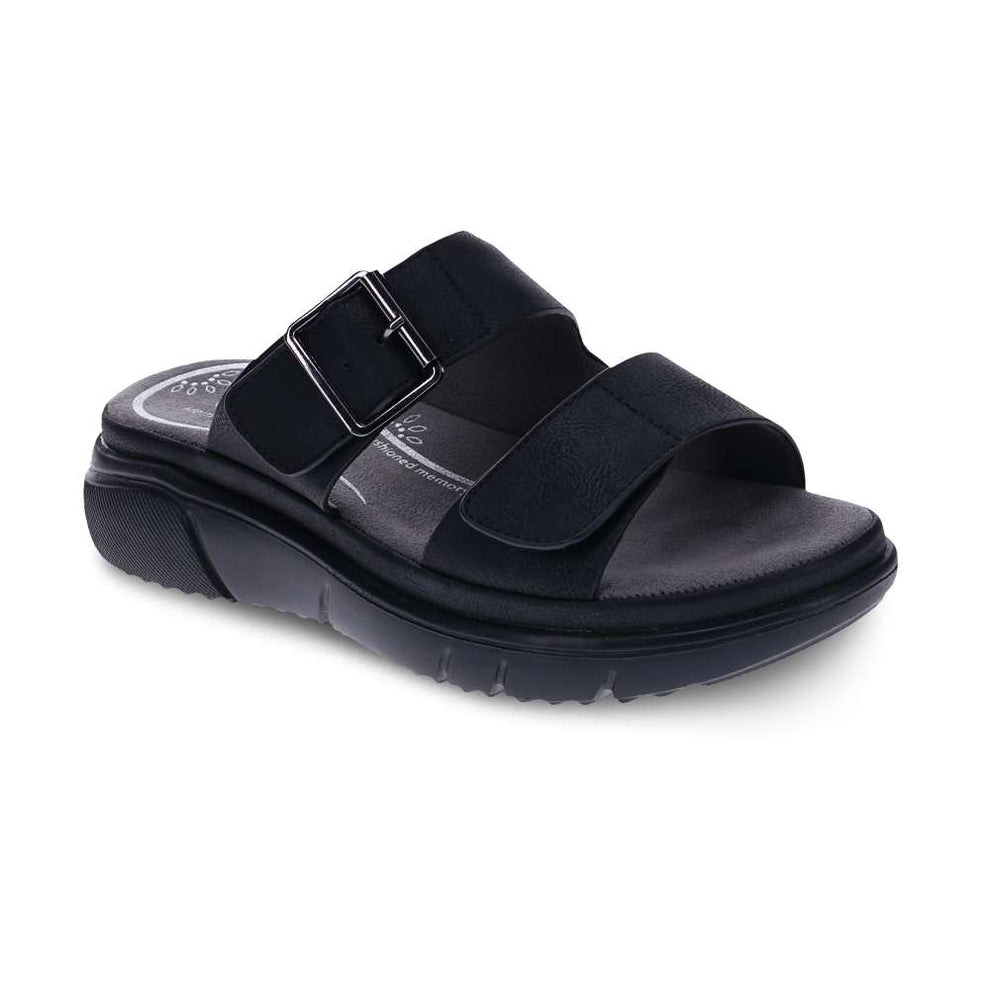 Rage Slide Sandal - Black – Comfort Co Shoes Australia