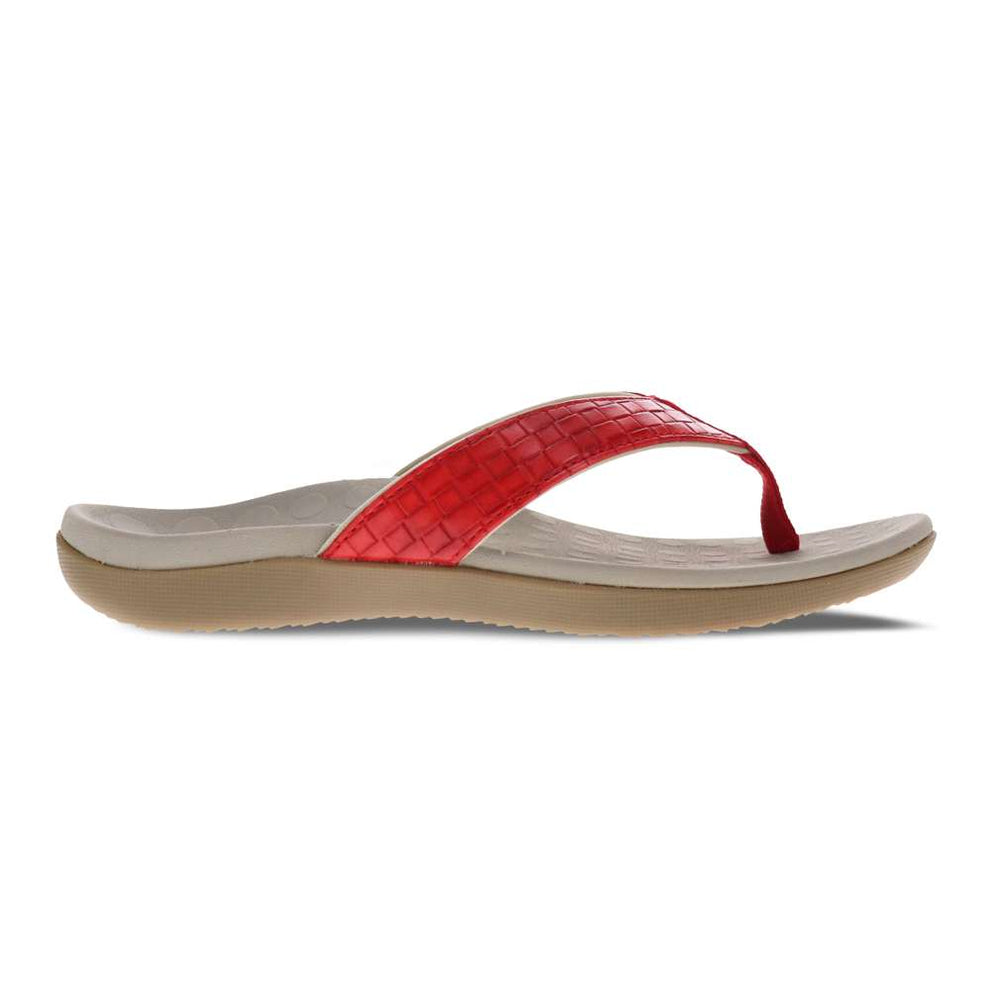 Sonoma Brick Toe Post Sandal - Red – Comfort Co Shoes Australia