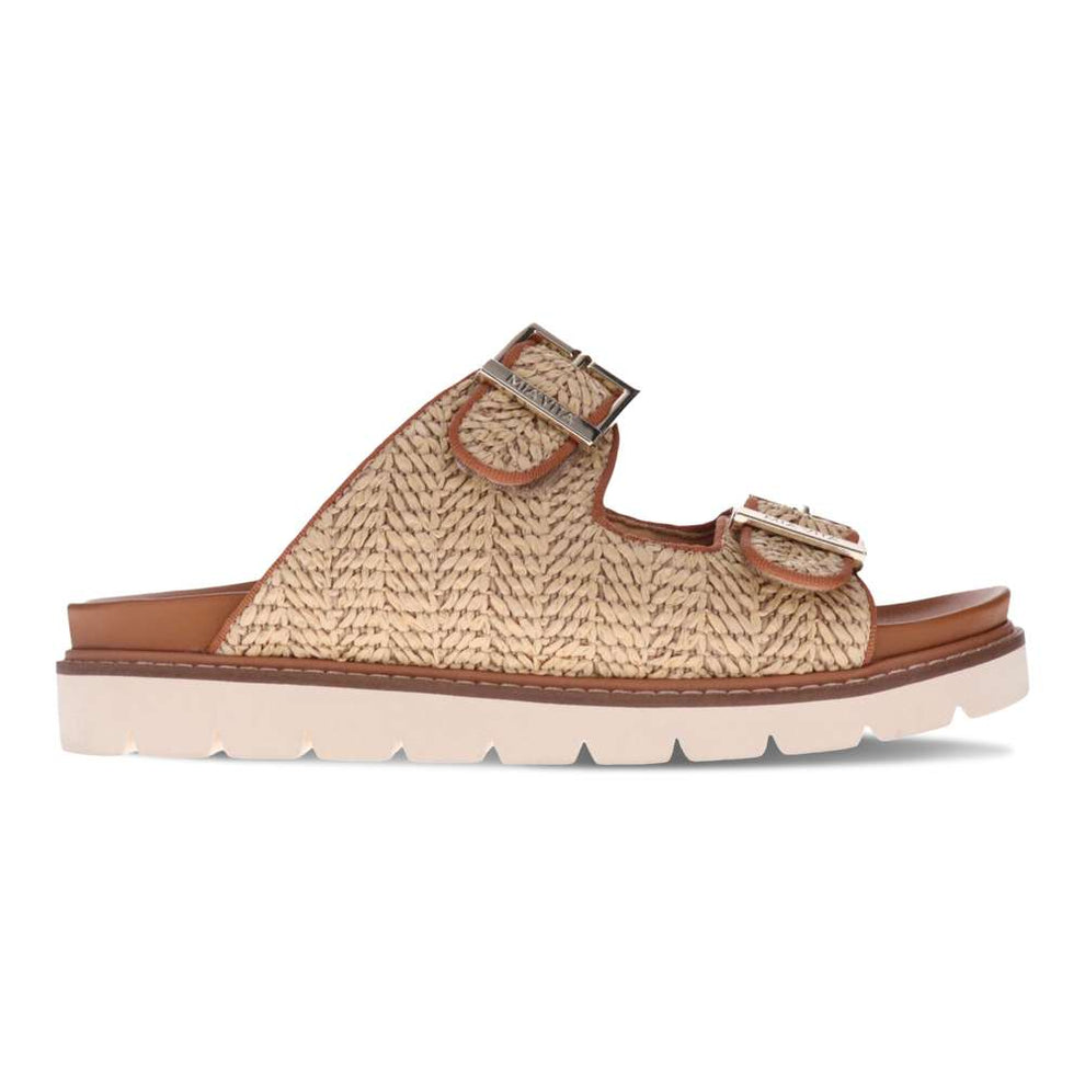 Daisy Slide - Natural Raffia – Comfort Co Shoes Australia