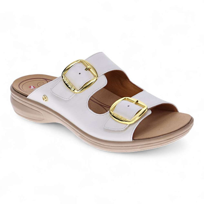 Florence II Slide - Coconut – Comfort Co Shoes Australia