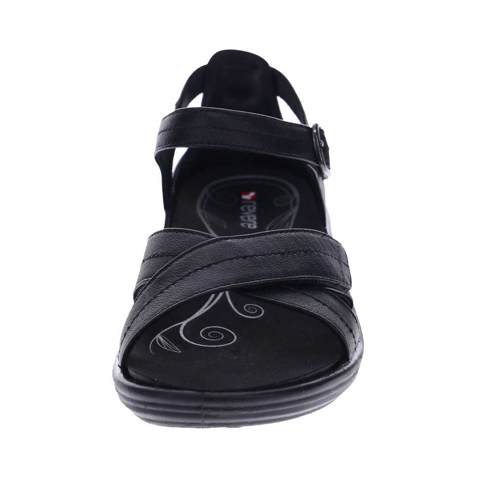 Lucea Sandal - Black French – Comfort Co Shoes Australia