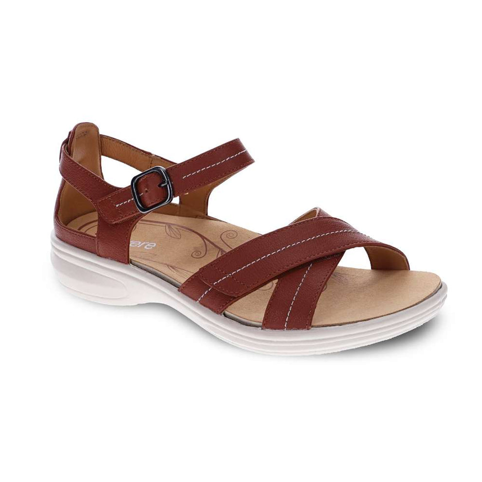 Lucea Sandal - Cognac – Comfort Co Shoes Australia