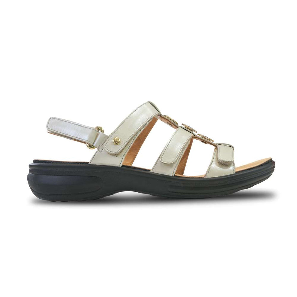 Santiago Back Strap Sandal - Pewter – Comfort Co Shoes Australia