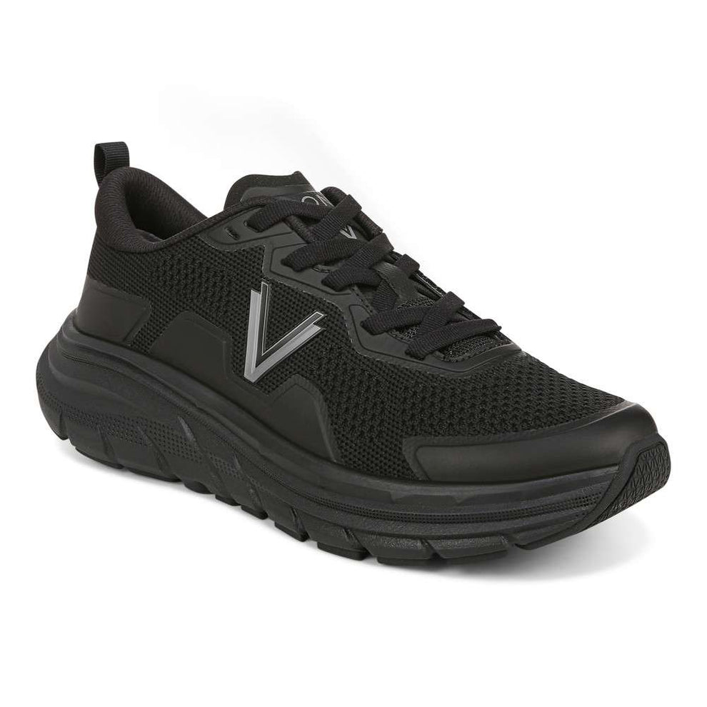 Walk Max Lace-Up Sneaker - Black – Comfort Co Shoes Australia